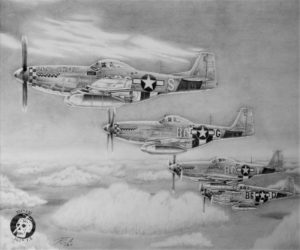Aviation Artwork - Bud Anderson: To Fly and Fight