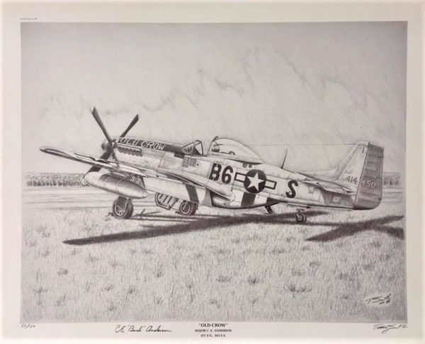 Aviation Artwork - Bud Anderson: To Fly and Fight